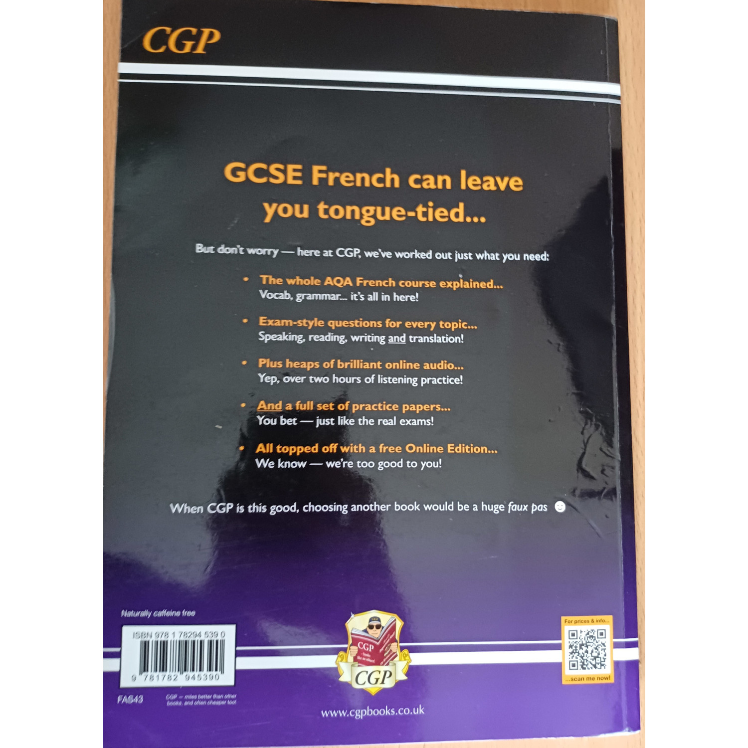 Gcse Aqa French Complete Revision And Practice For 2024 2025 Exams Cgp